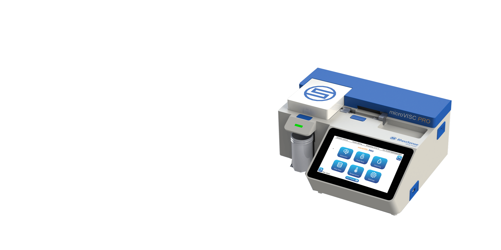 microVISC™ PRO—Portable, Glovebox Compatible, Small Sample Viscometer